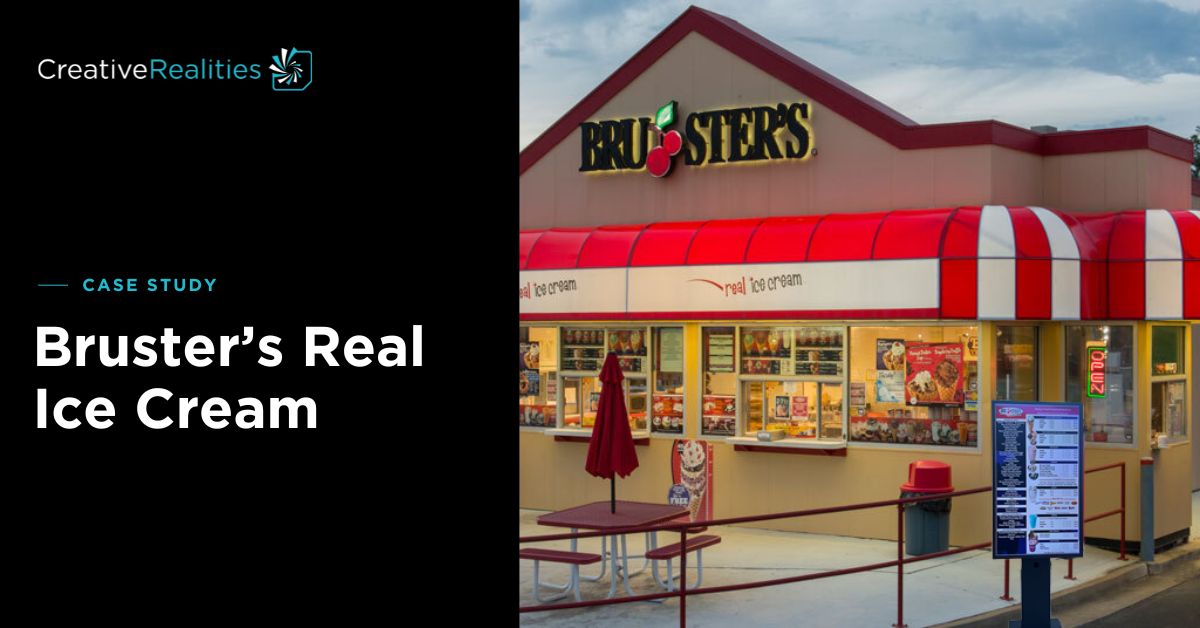 Case Study - Bruster's Real Ice Cream | Creative Realities